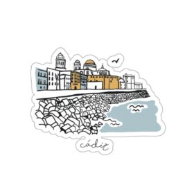 Cádiz Promenade | Andalusia Travel Stickers | Spain Souvenir