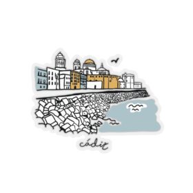 Cádiz Promenade | Andalusia Travel Stickers | Spain Souvenir